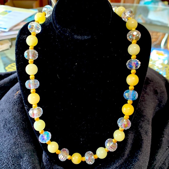 Jewelry | Yellow Quartz Swarovski Crystal Necklace | Poshmark
